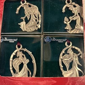 Longaberger | Holiday | Vintage Longaberger Pewter Christmas Ornaments ...
